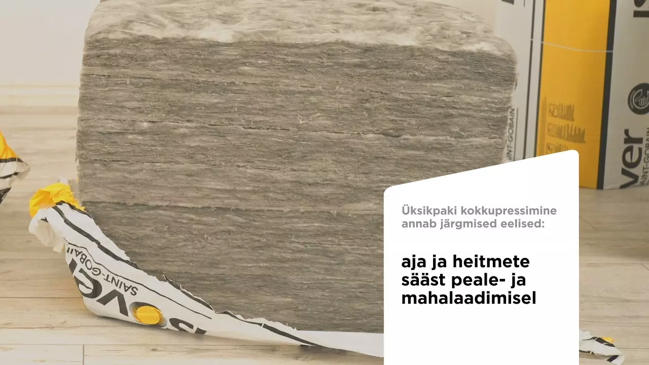 Pehmed ehitusvillad//ehitusisolatsioon//mineraalvill