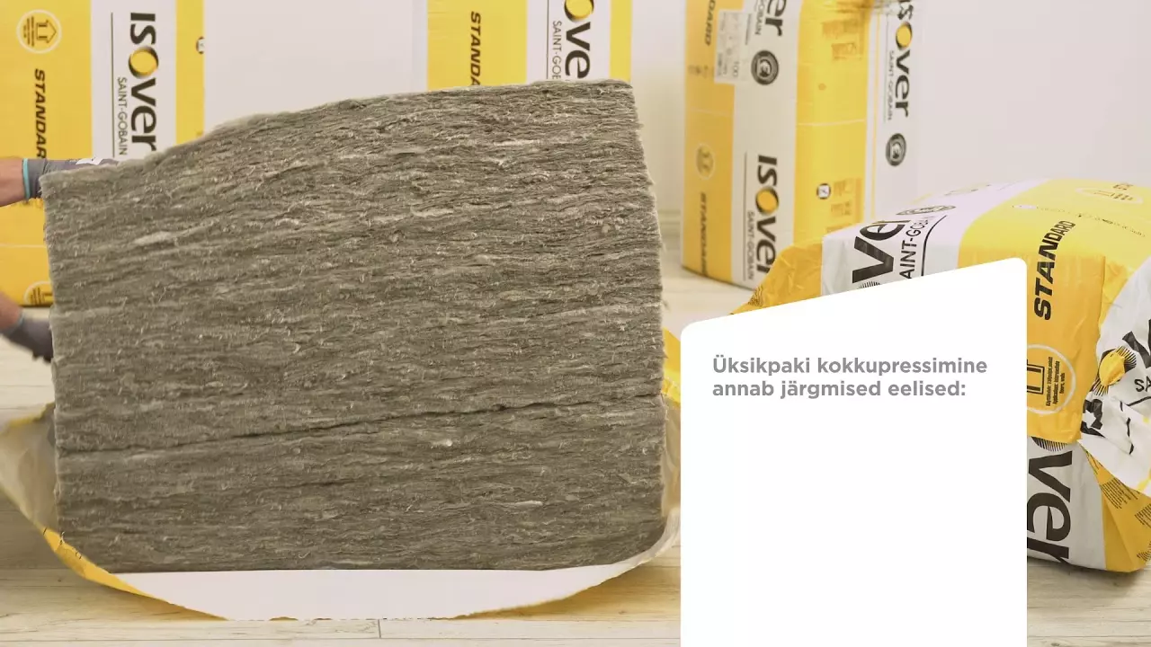 Pehmed ehitusvillad//ehitusisolatsioon//mineraalvill